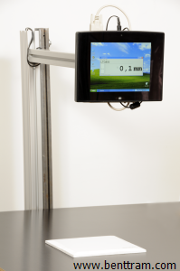 Laser Thickness Gauge (LTG) for measuring - Bent Tram A/S